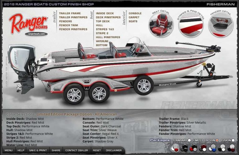 Ranger 2018 Fisherman Colors - VICS BOATS HOME