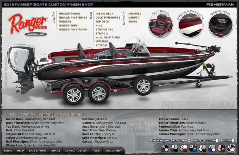 Ranger 2018 Fisherman Colors - VICS BOATS HOME