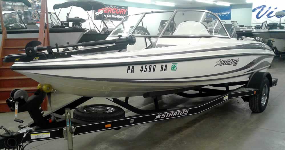 2008 Stratos 476SF Fish-n-Ski - Yamaha 90 - Vic's Sports Center - Vics ...
